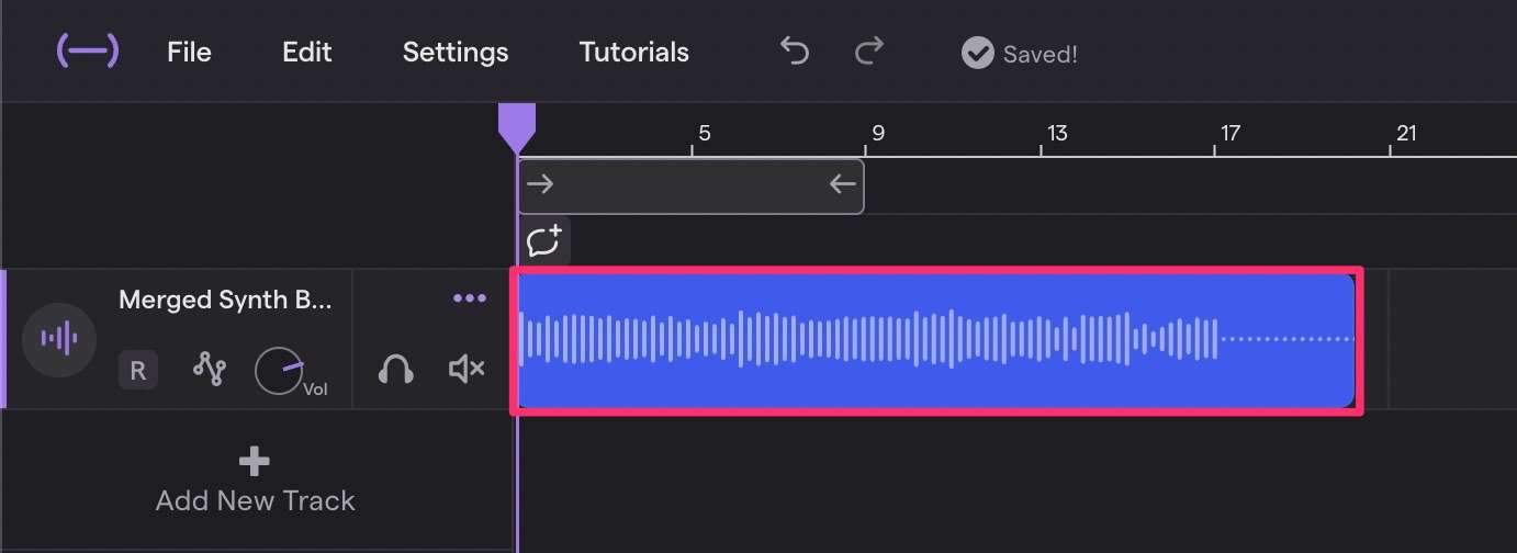 Merge tracks – Soundtrap Support