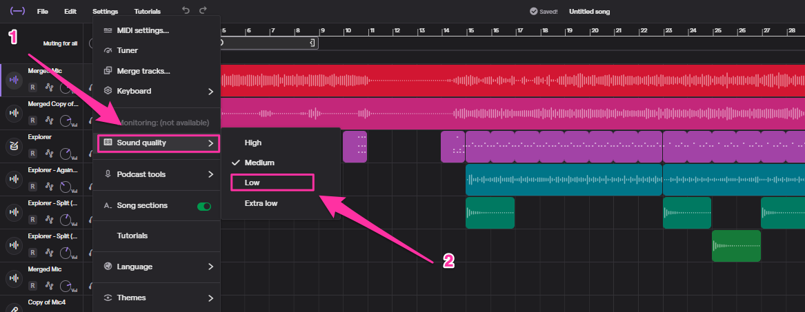 Improve studio performance – Soundtrap Support