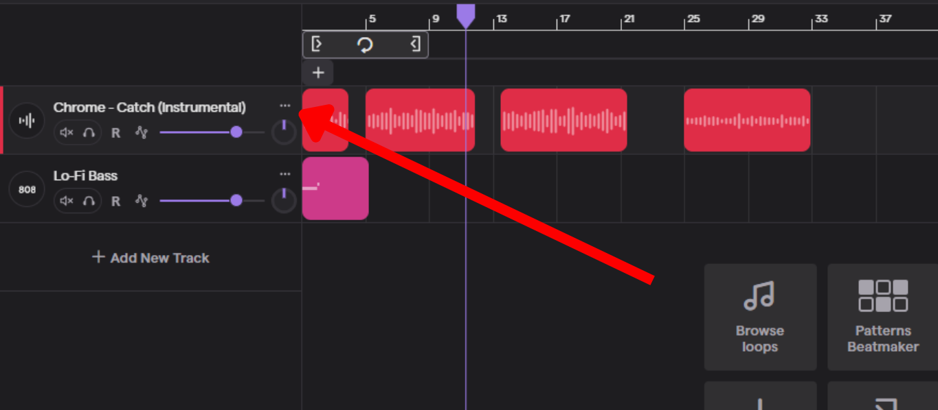 Merging audio regions – Soundtrap Support