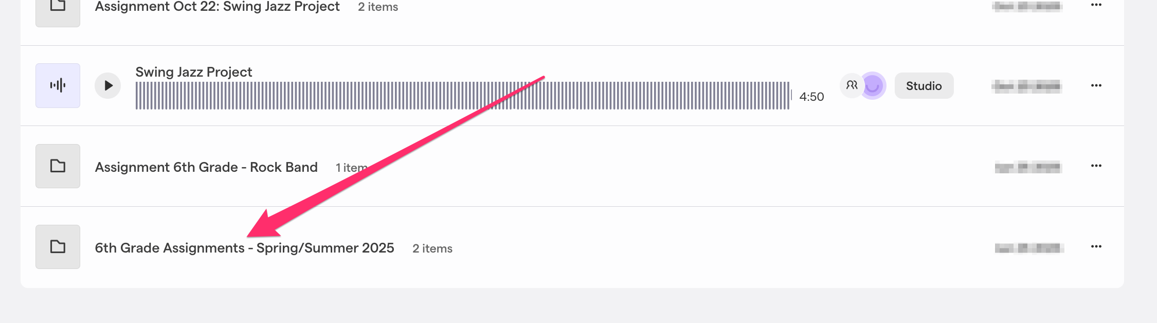 Creating Subfolders and Assignment within a Folder – Soundtrap Support