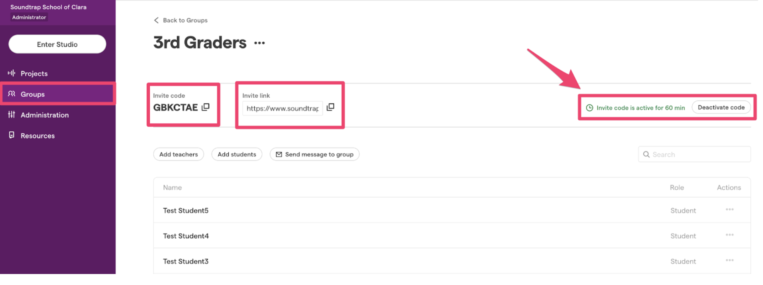 What Happens When Enabling Student Registration With A Group Invite 